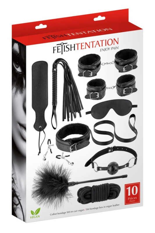 Coffret Bondage SM 10 pièces | Fetish Tentation